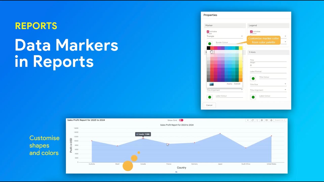 Data Markers In Reports | Quixy Tip | Product Tips - YouTube
