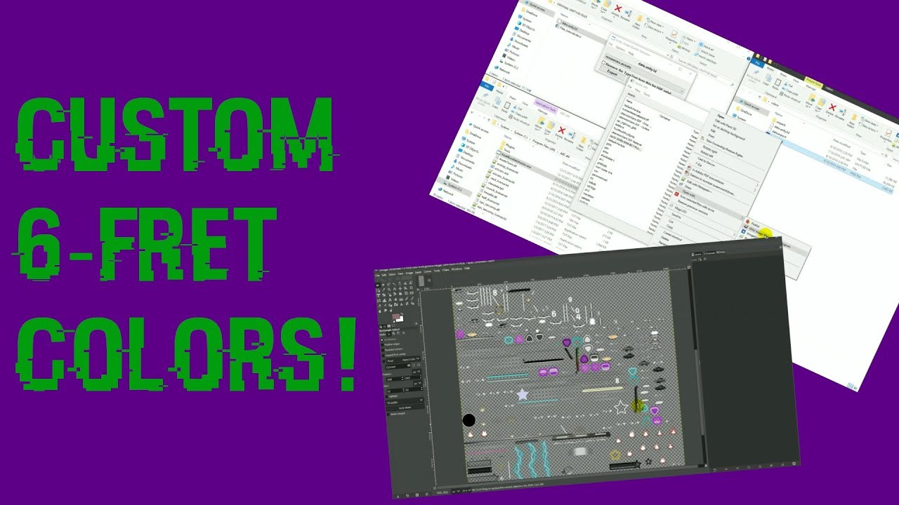 CUSTOM 6-FRET COLORS! | Clone Hero - YouTube
