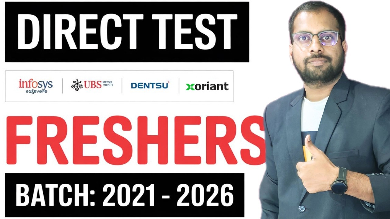 Direct Test UBS, Infosys EdgeVerve Biggest Mass Hiring Announced | 2021 ...