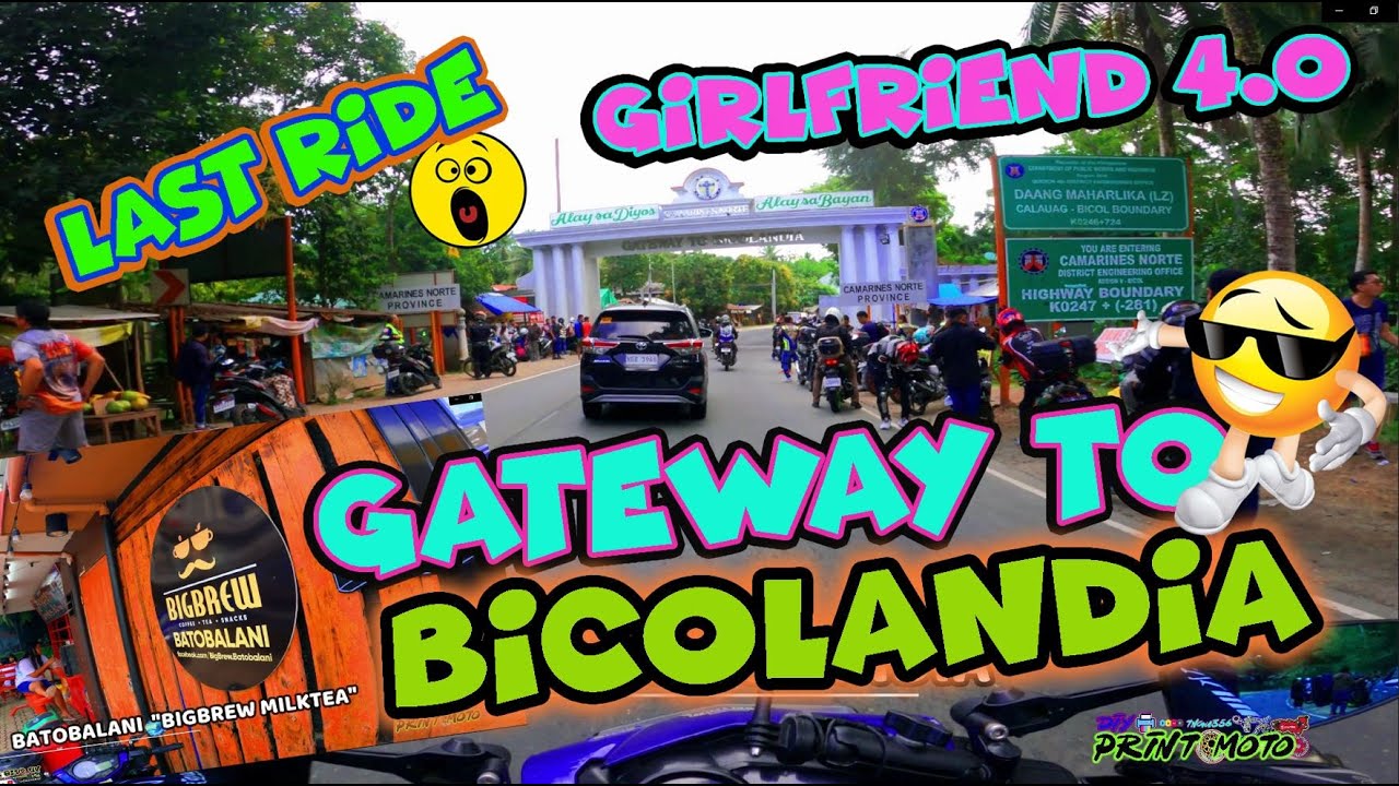 LAST RIDE TO BICOL GIRLFRIEND 4.0 | PASALUBONG MILKTEA | GATEWAY TO ...