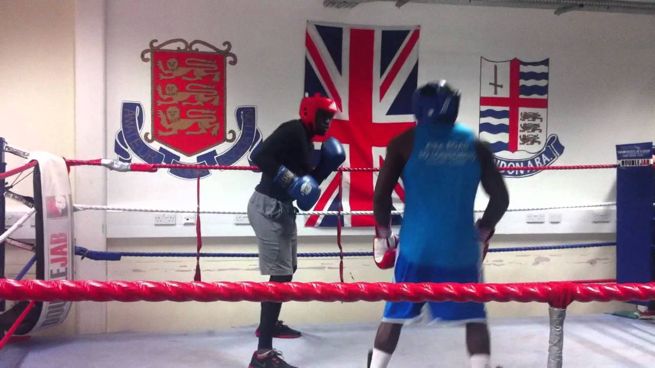 DOUBLE JAB ABC SAMSON V CAMEROON OLYMPIC BOXER SERGE AMBOMO - YouTube