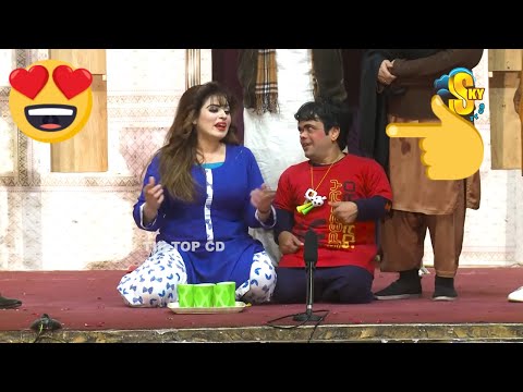 Vicky Kodu and Saira Mehar with Zareen Laal | HD Stage Drama Sohna Puttar | full Comedy Clip 2020