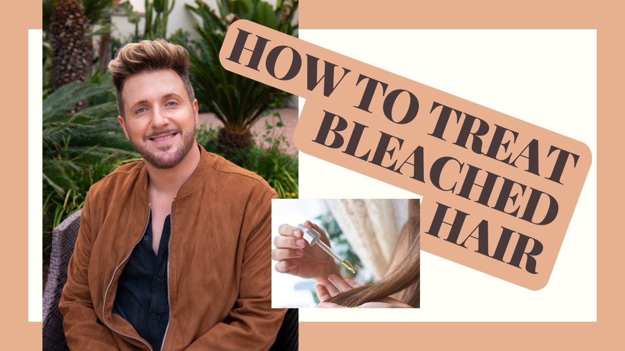Bleached hair tips from a Hairstylist | By Lucàs Tàmaio - YouTube
