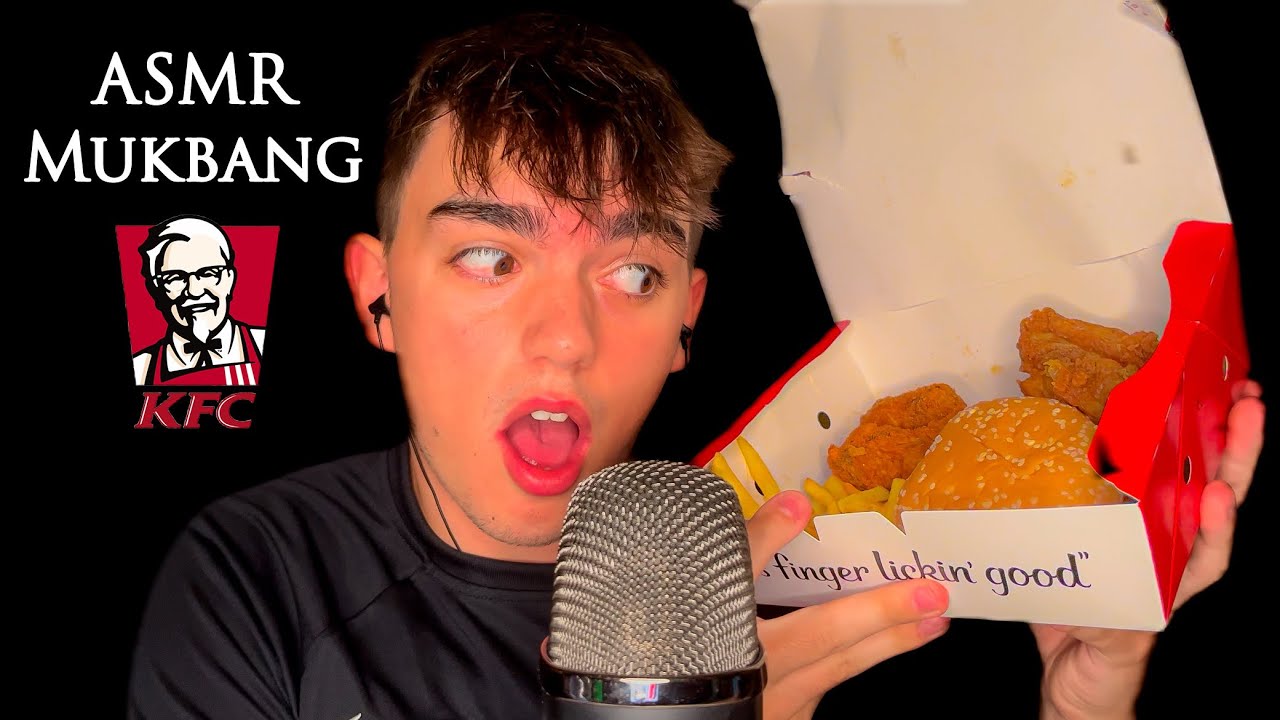 ASMR Mukbang | KFC & Chat - YouTube