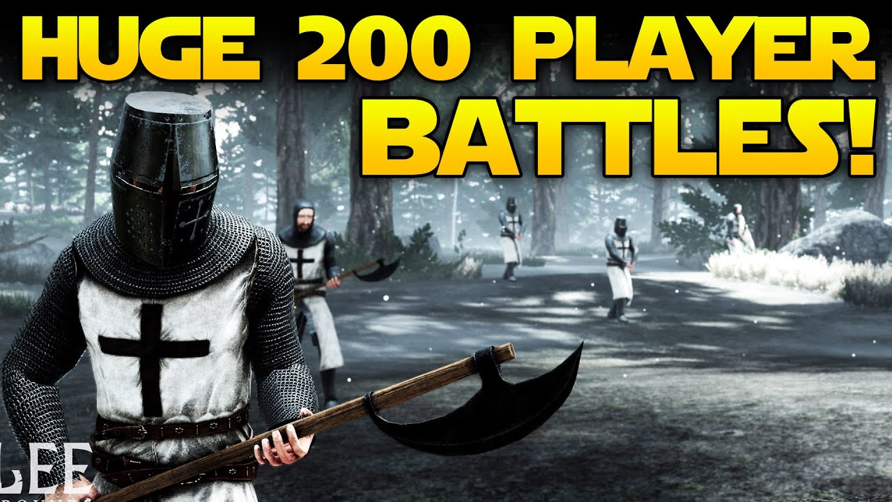 EPIC 200 PLAYER BATTLES! Of Kings and Men Open World Medieval Castle ...
