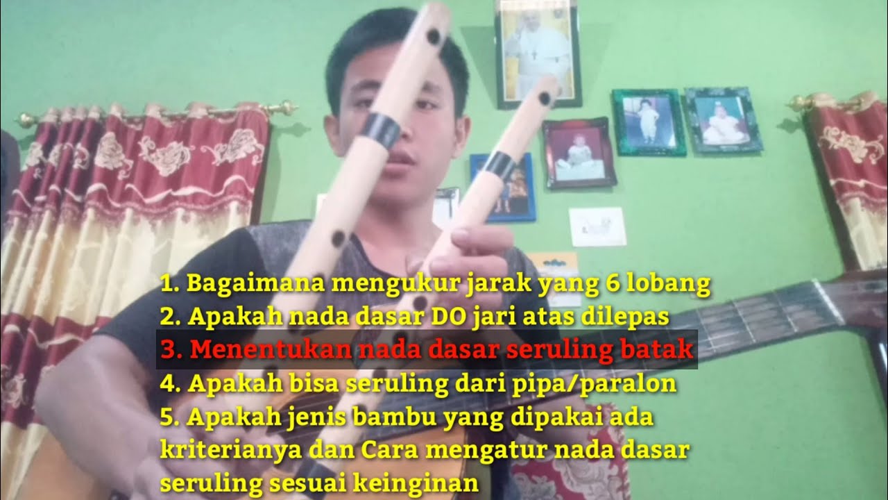 Cara Menentukan Nada Dasar Seruling Batak dan Pertanyaan Lainnya ...