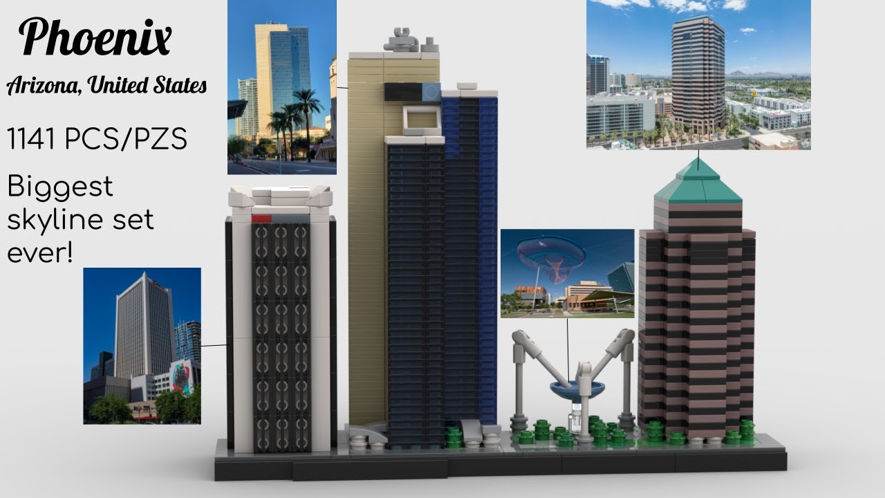 I Built Phoenix Arizona with LEGOS! Christmas Special - YouTube