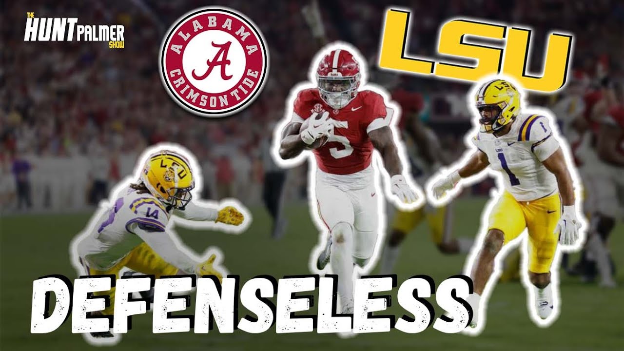 LSU Defense ATROCIOUS at Alabama!! | Daniels Heisman Hopes At Risk ...