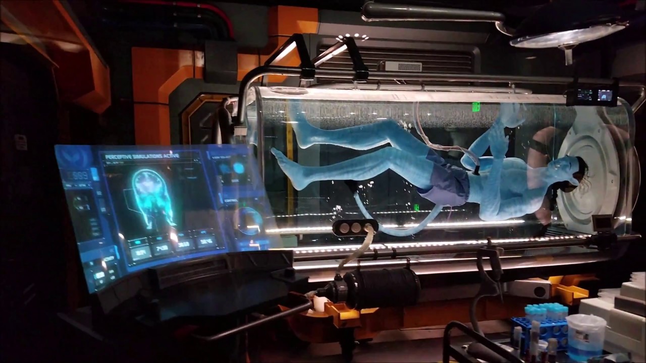 Lab Room Banshee Ride World of Avatar Flight of Passage Animal Kingdom ...