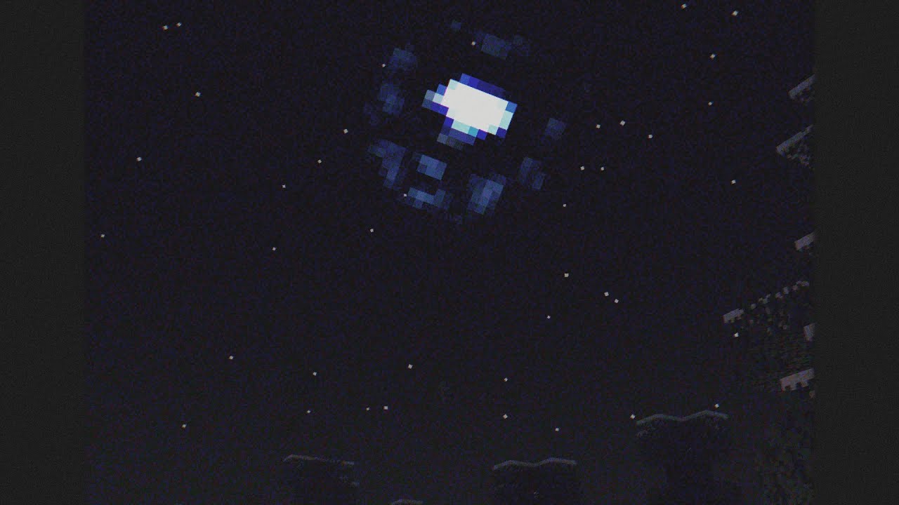 this minecraft horror mod is destroying the moon...(no_moon.jar) - YouTube