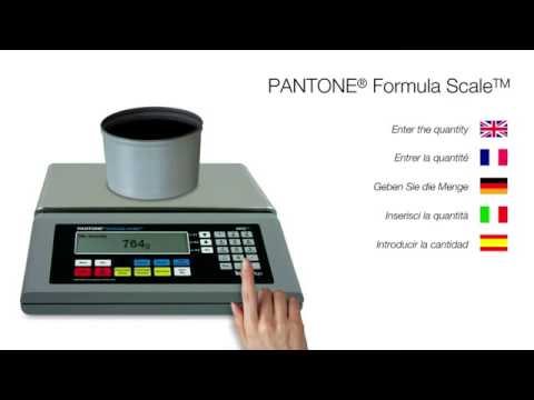 Pantone Ink Formula Scale - YouTube