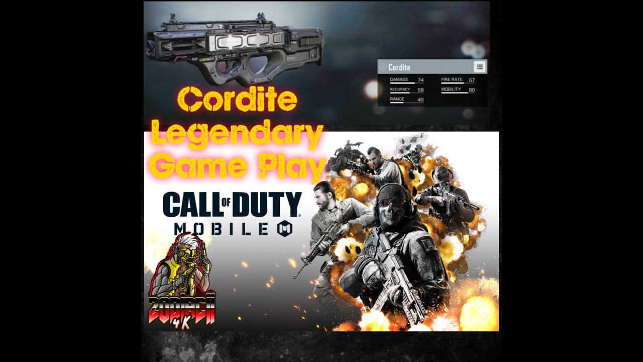 COD Mobile- Cordite Game Play in Legendary Ranked Mode !! - YouTube