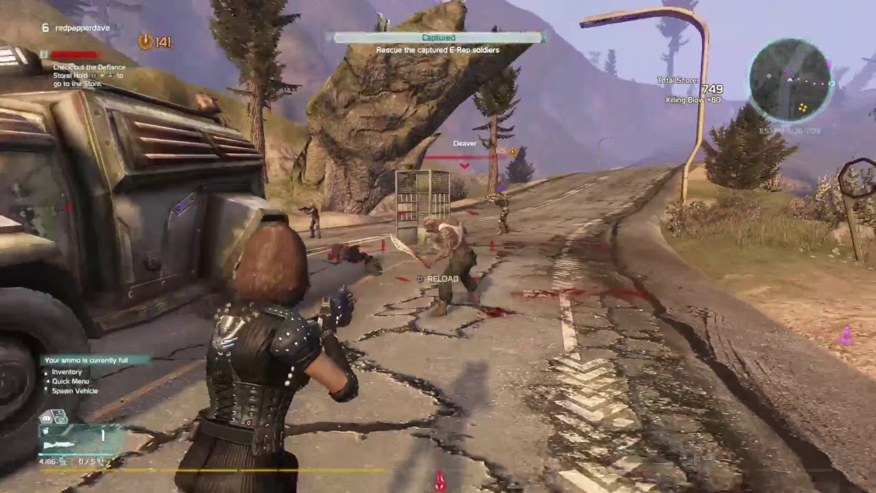 Defiance 2050 Ps4 pro - YouTube