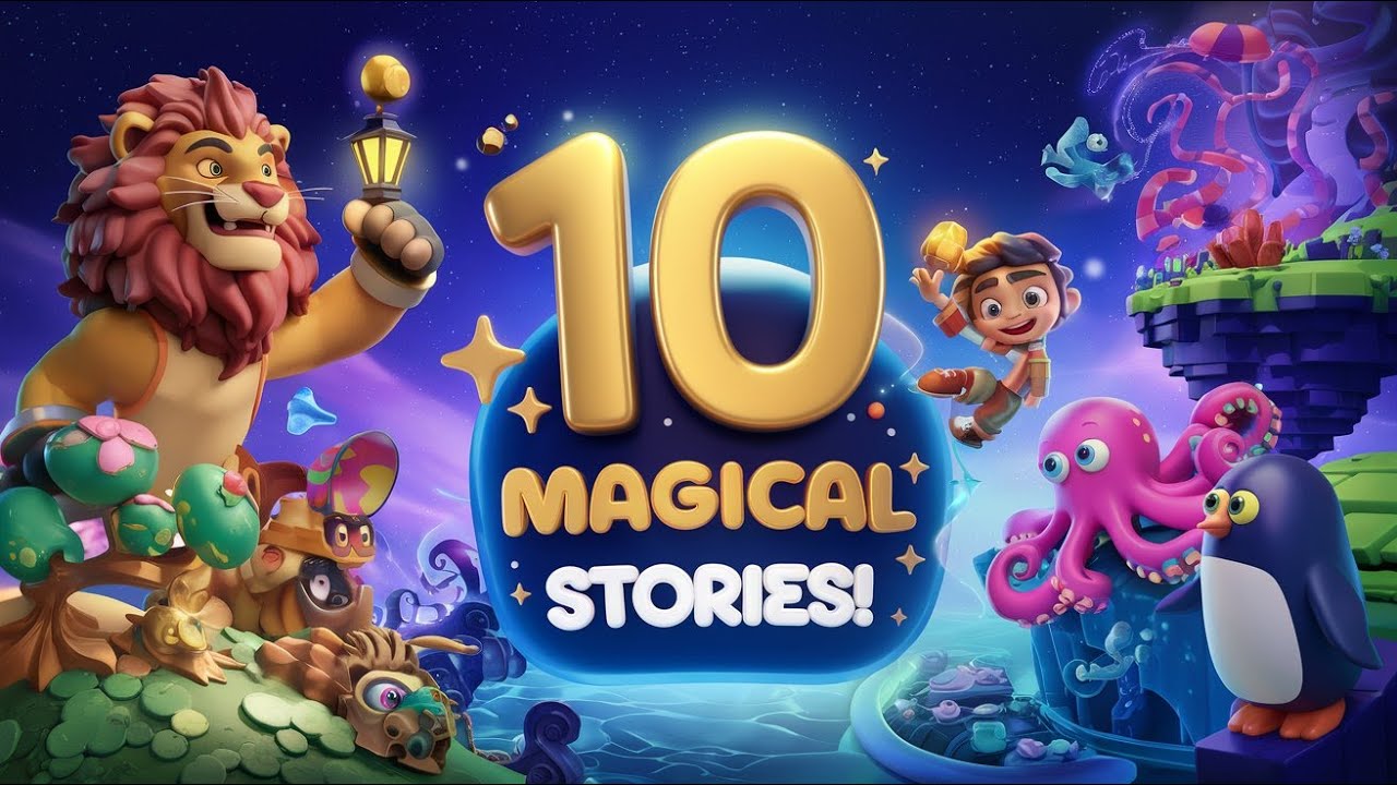 10 Magical Bedtime Stories for Kids | Rayankidstv | Fun, Learning, and ...