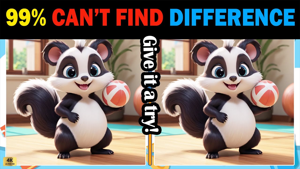 Spot The Difference | Find the difference | Animal Friends - 11 [ 4K ...