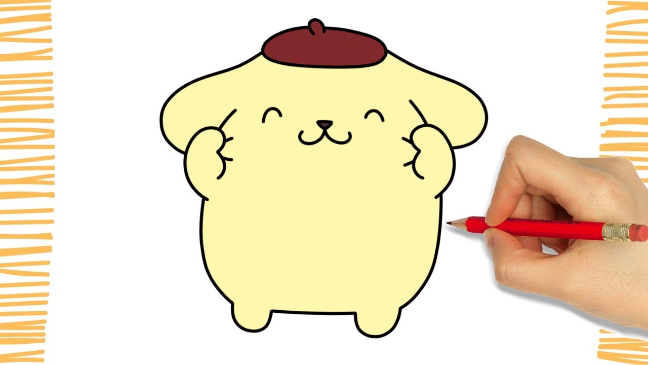 Como Dibujar a POMPOMPURIN I SANRIO I Fácil - YouTube