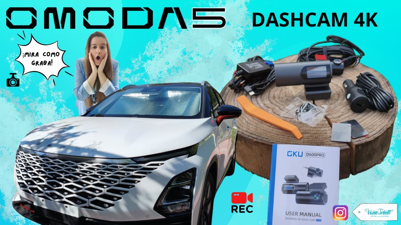 Omoda 5 Dashcam GKU D600 Pro 🚘 | Unboxing + Instalación + Prueba en ...