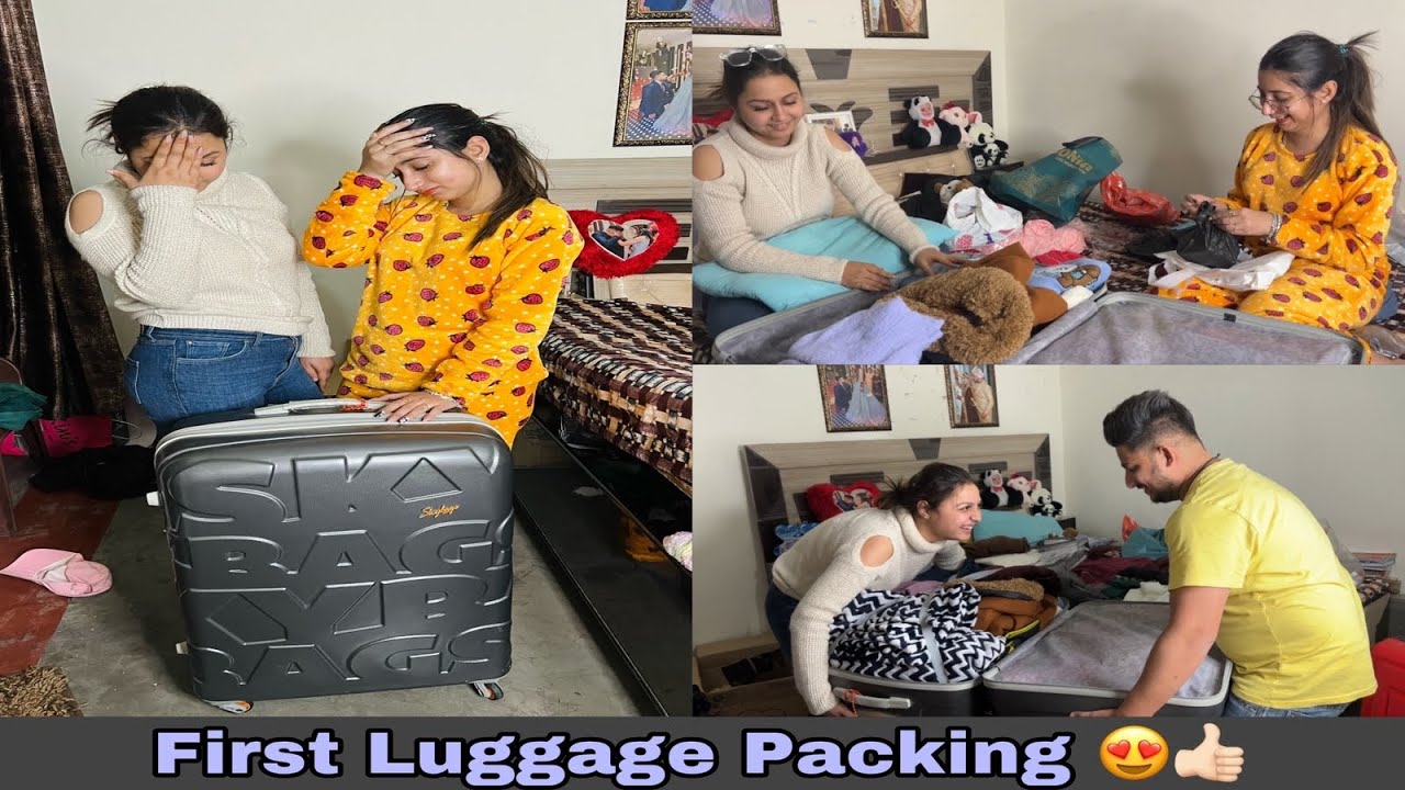 First Luggage Packing 😍👍🏻 || Funny Vlog 😂 || Keep Support 🙏🏻 || Angel’s Shivam 🧿 ️ - YouTube