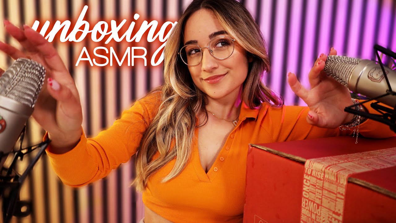 ASMR Português/ Portugal | Unboxing com Voz Suave e Sons de Orelha a ...