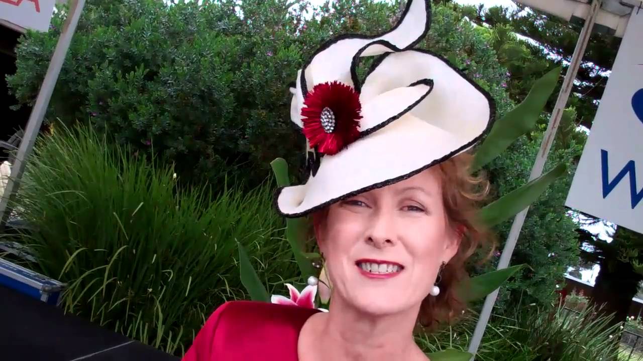 Louise MaDonald and Anna Mott talking millinery at Country Races - YouTube