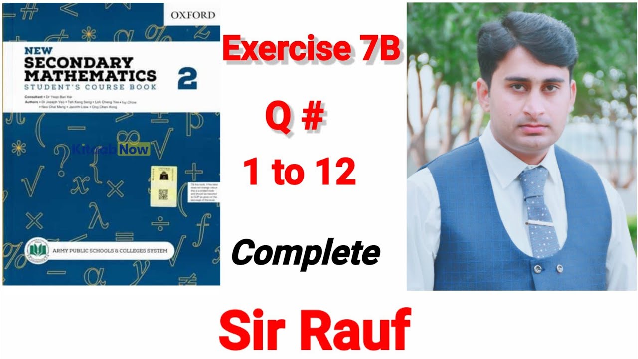 Ex 7B , Complete Question 1 to 12, || APS Math class 7th || New ...