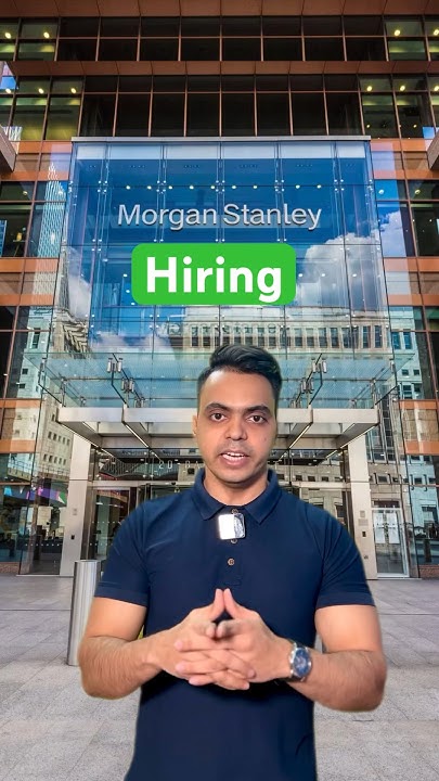 Morgan Stanley Hiring Summer Analyst | Investment Banking | Finance Jobs🚀 - YouTube