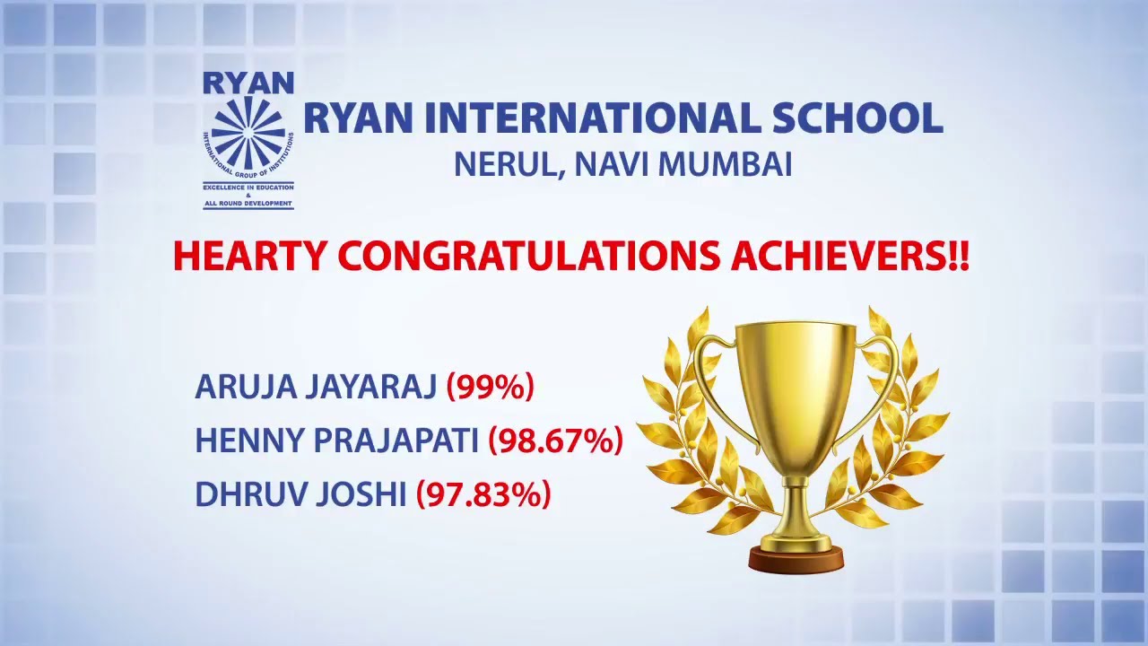 Interaction with Achievers from Ryan International School (ICSE), Nerul ...