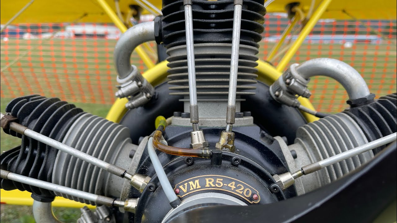 Ziroli Scratch Built PT-17 with Huge 5 cyl Radial @ Wings Over Piper ...