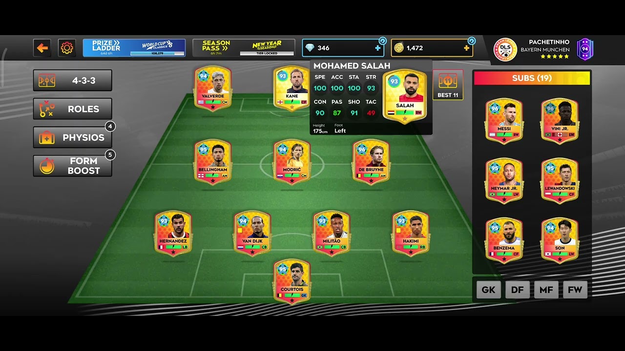 Salah kane ronaldo belingam VINISIUS junior vini dls 25 max full - YouTube