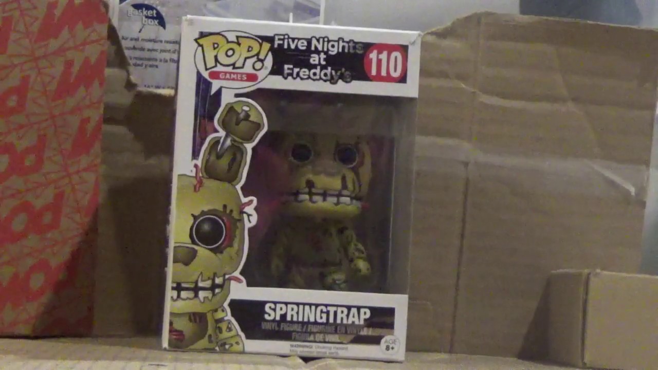 Reala Review Five Night At Freddy SpringTrap POP Figure - YouTube