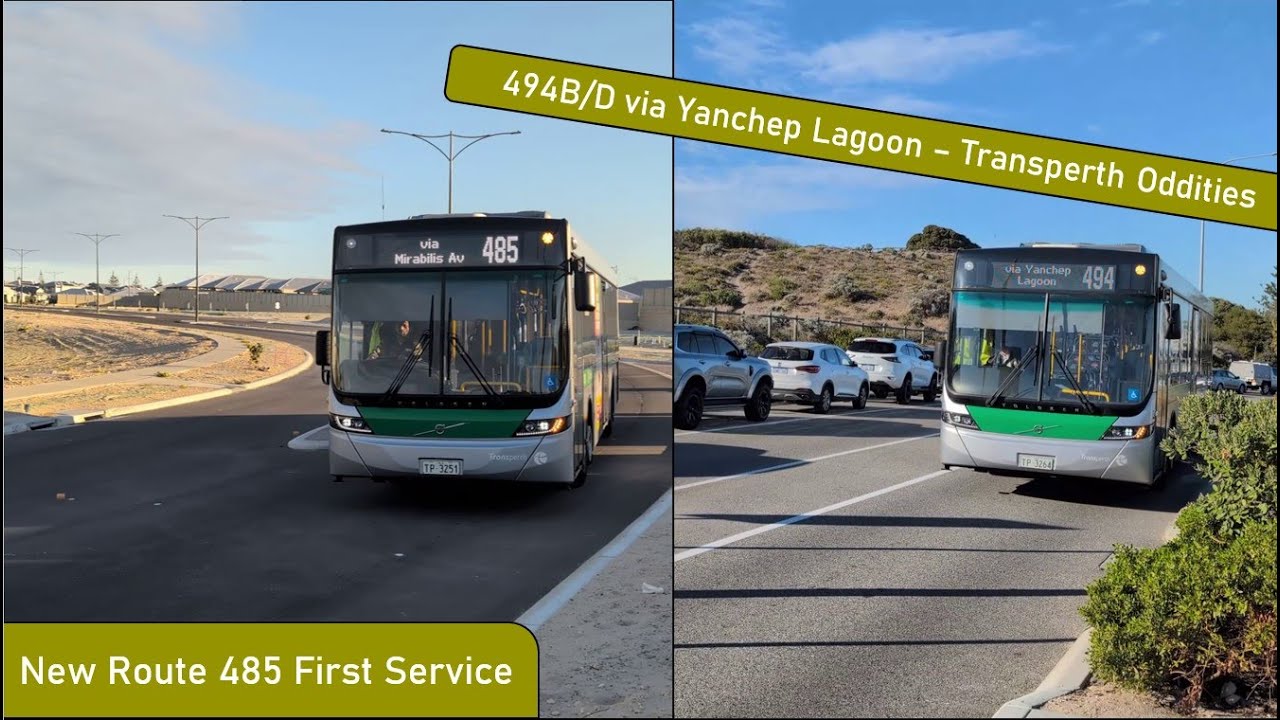 New Route 485 First Service & 494B/D via Yanchep Lagoon - Transperth ...