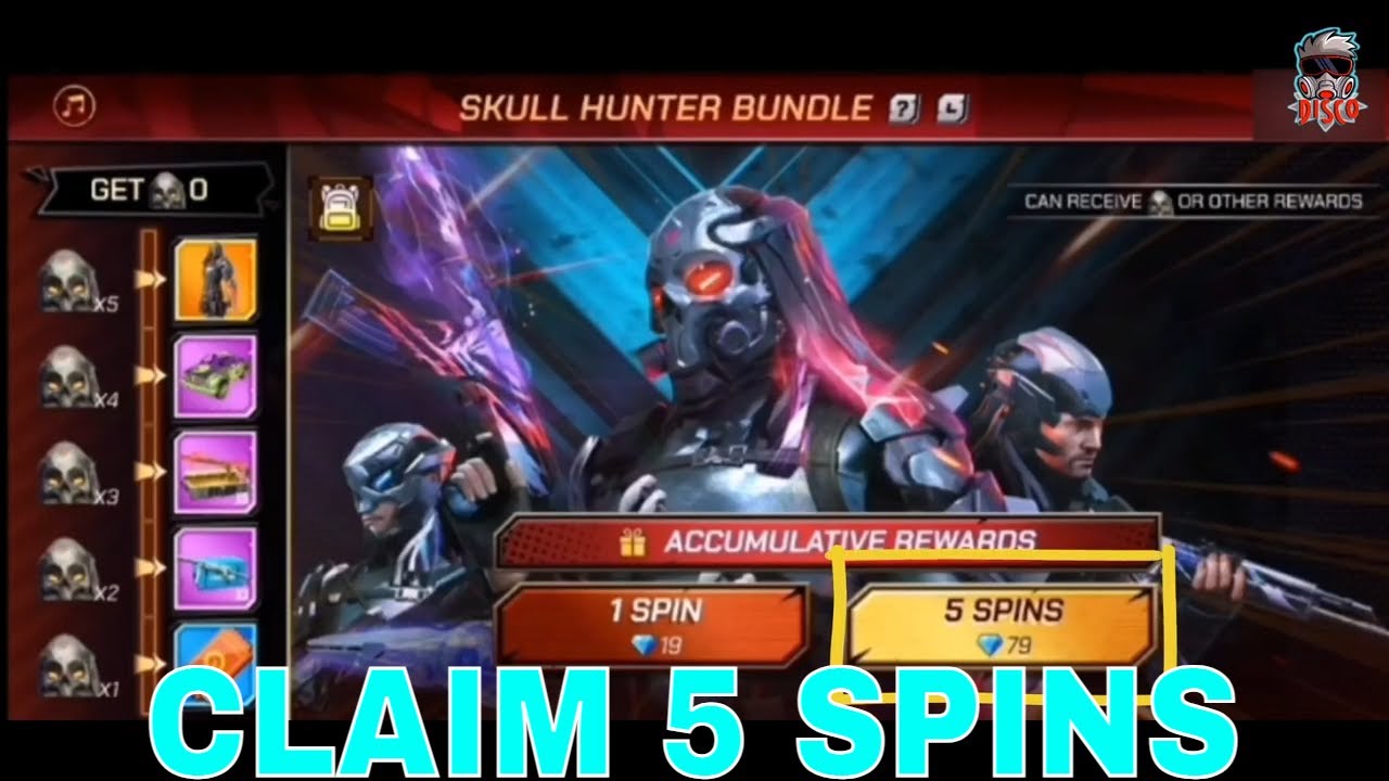 Skull Hunter Bundle Free Fire Latest Event Tutorial - Disco FF - YouTube