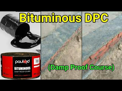 DPC (Damp Proof Course) with bituminous | tecno construction | site ...