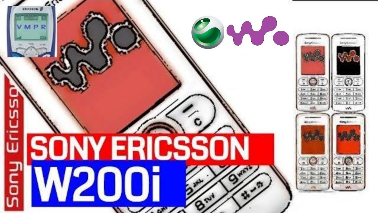 Sony Ericsson W200i Mobile Phone - Graphical Presentation of ...