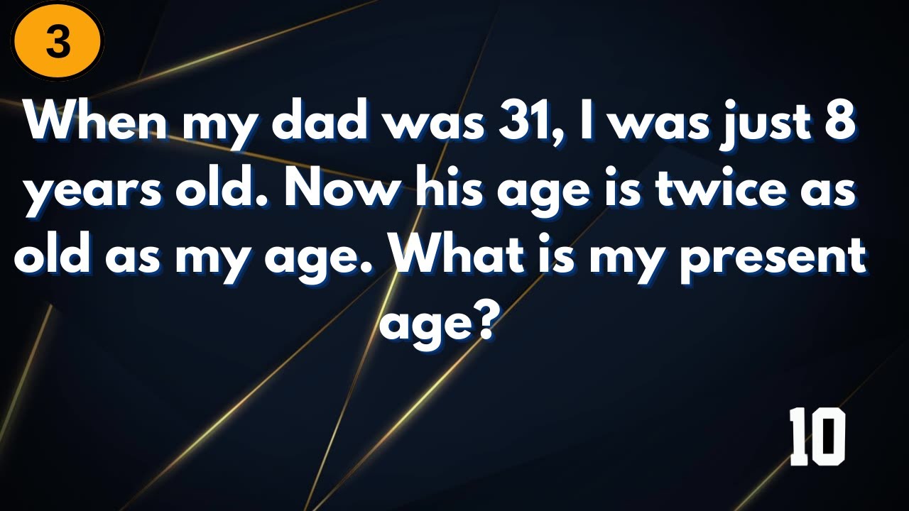 How Smart Are You? Try These 10 Math Riddles To Find Out 🧠 - YouTube