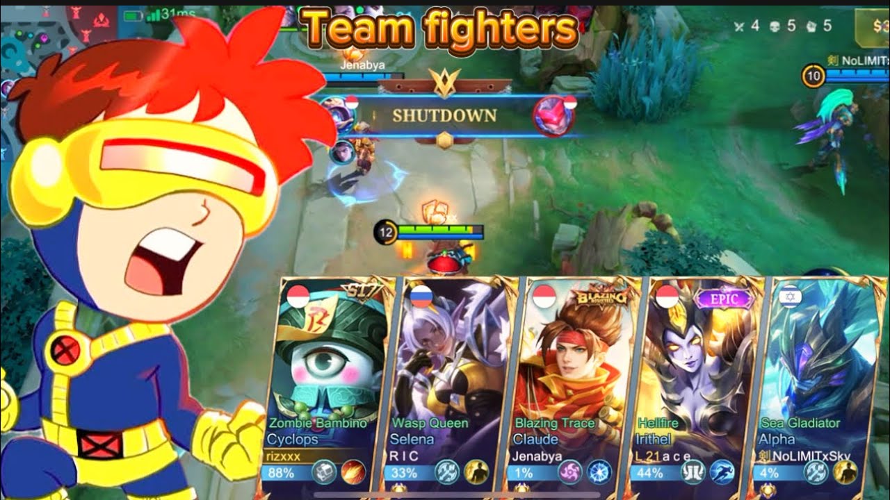 MOBILE LEGENDS | TEAM FIGHTERS CYCLOPS (Eps:4) MLBB - YouTube