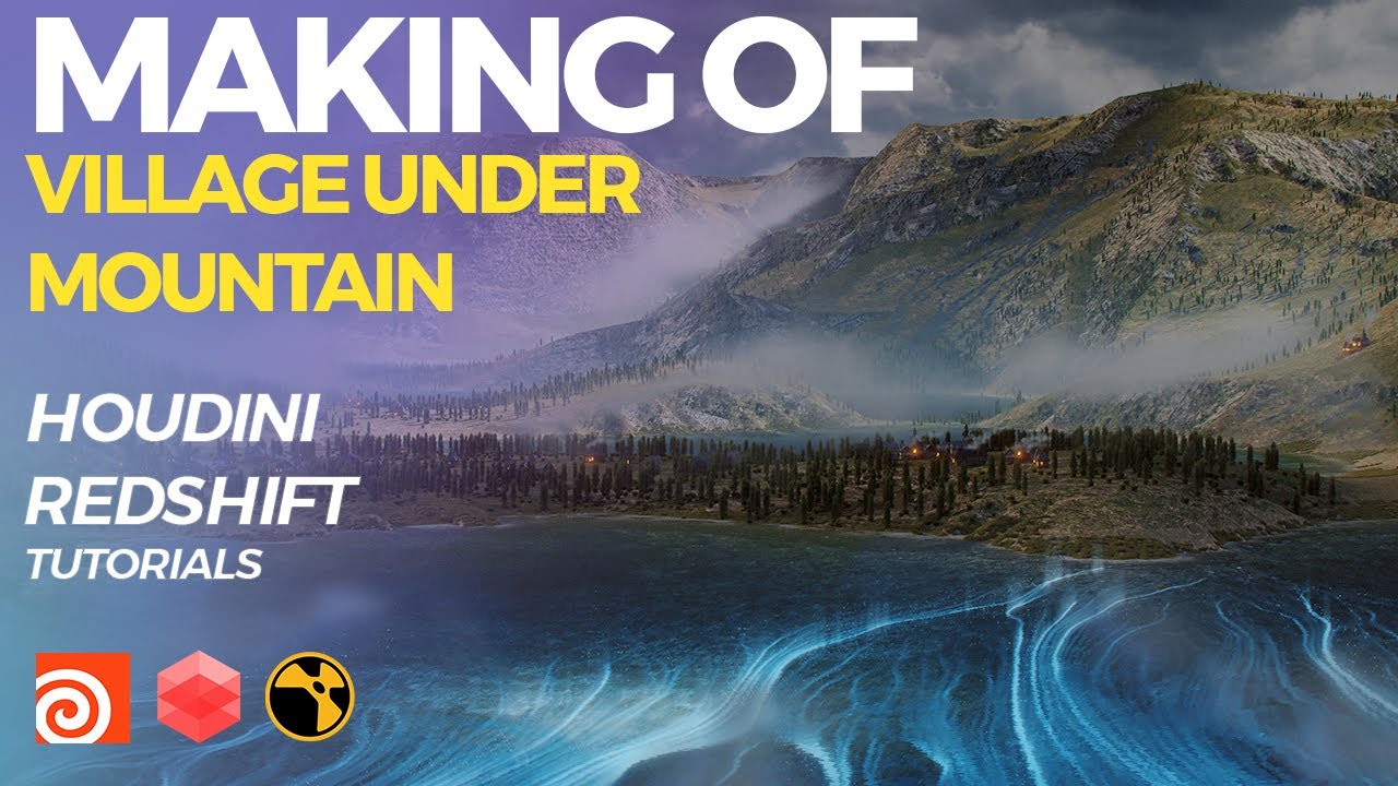 Houdini Tutorial Fantasy Landscape Making Of Beginner - YouTube