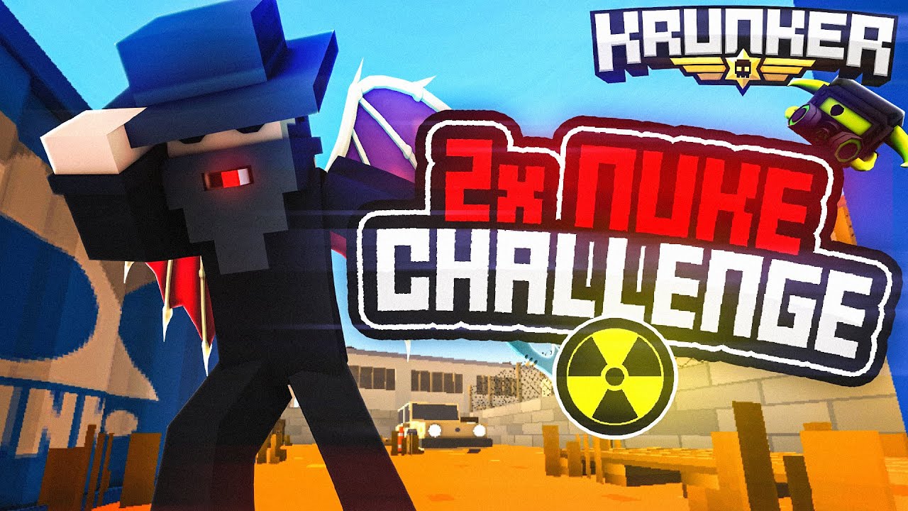 Krunker DOUBLE NUKE Challenge! (INSANE Gameplay!) - YouTube