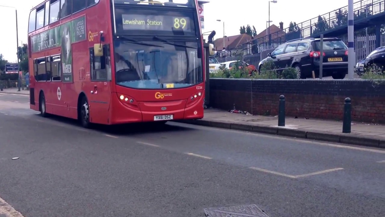 London Bus Routes 99 and 89 leaving Slade Green Station - YouTube