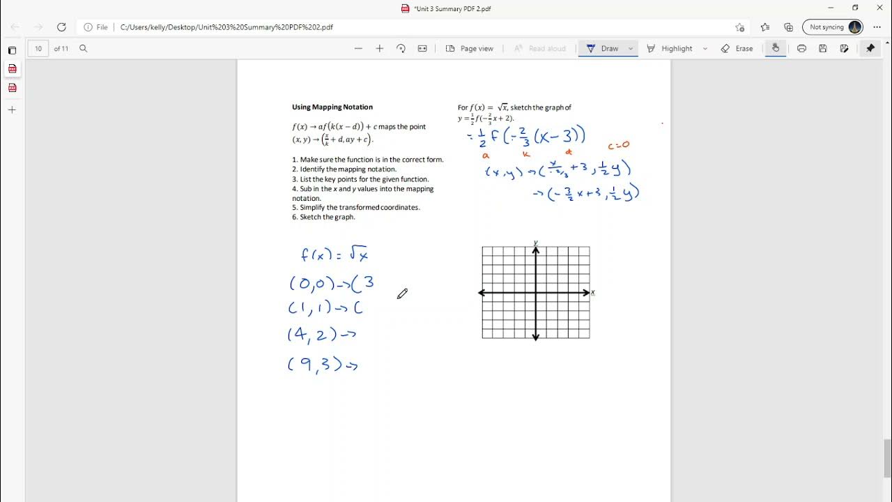 Using Mapping Notation - YouTube