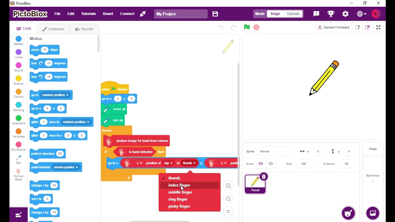 سلسلة تعليم الذكاء الاصطناعي pictoblox #7 للمبتدئين خطوة بخطوة - YouTube