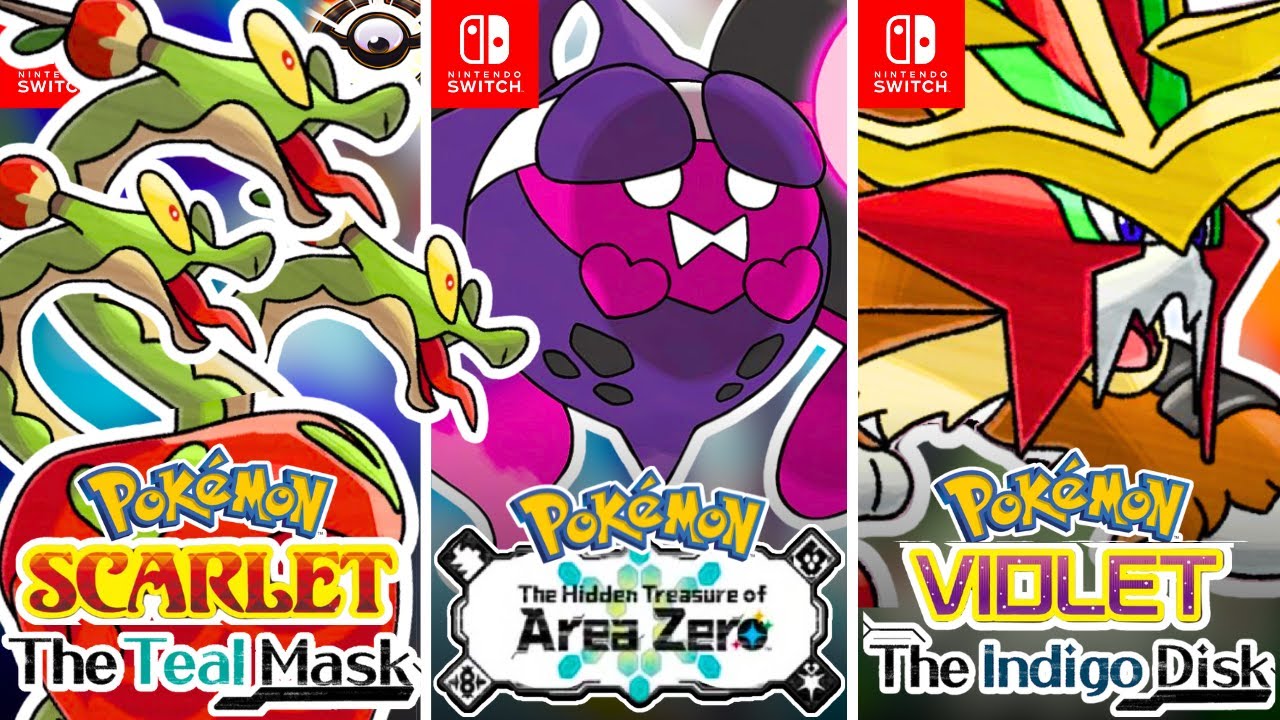 10 NEW Pokémon, Legendary, Datamine, & More! | Indigo Disk Analysis ...