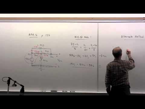 EGGN 281 Lecture 11 - Thevenin and Norton Circuits - YouTube