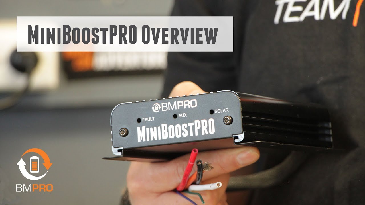 MiniBoostPRO DC-DC Charger With Solar Input (Product Overview) - YouTube