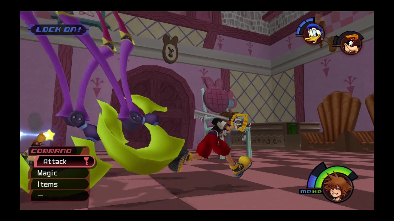 kingdom hearts final mix hd boss: Trickmaster - YouTube