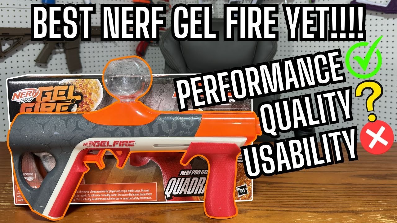 The NEW Nerf Gel Fire Quadrant Blaster! Full Review | Oakley ...