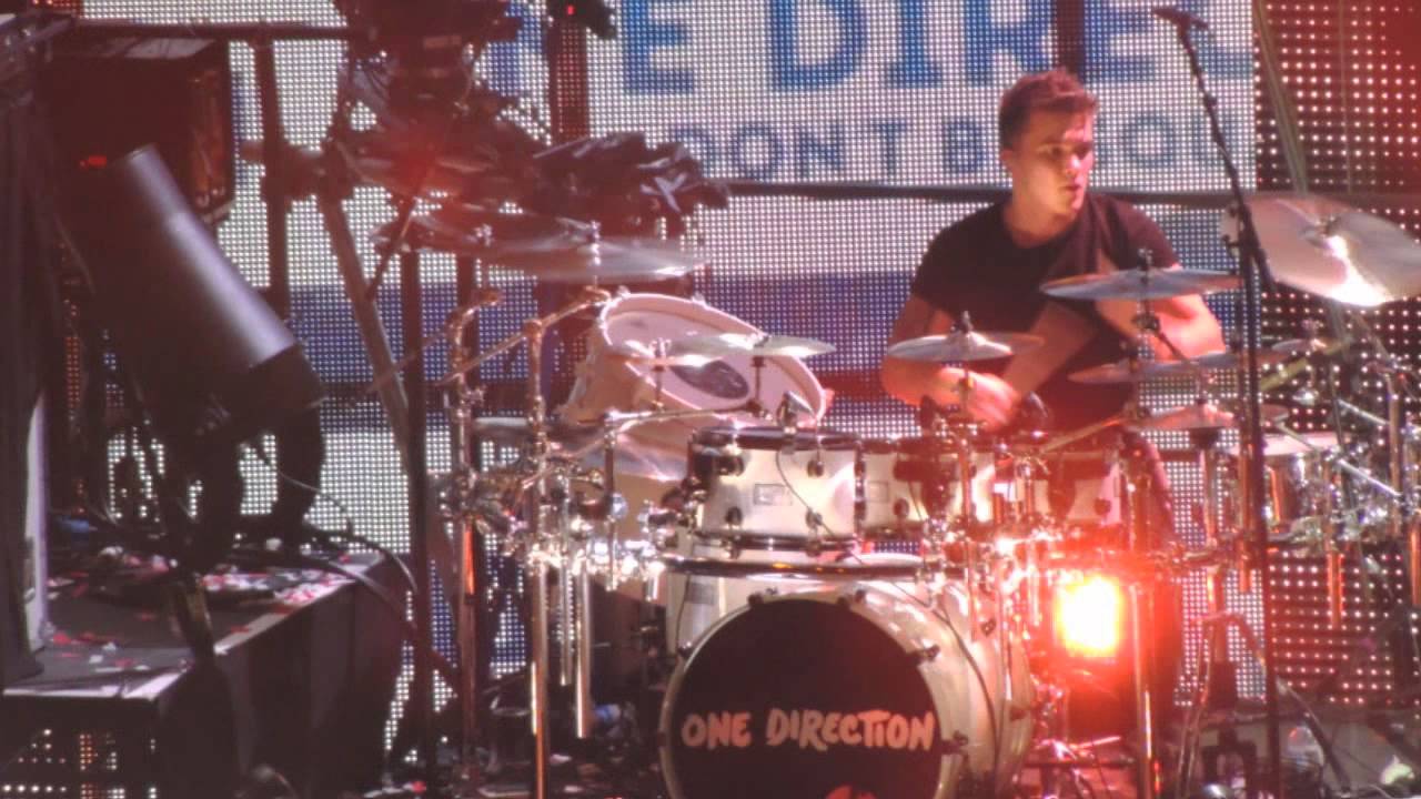 Josh Devine - One Direction Drummer - Take Me Home tour 6/4/2013 - YouTube