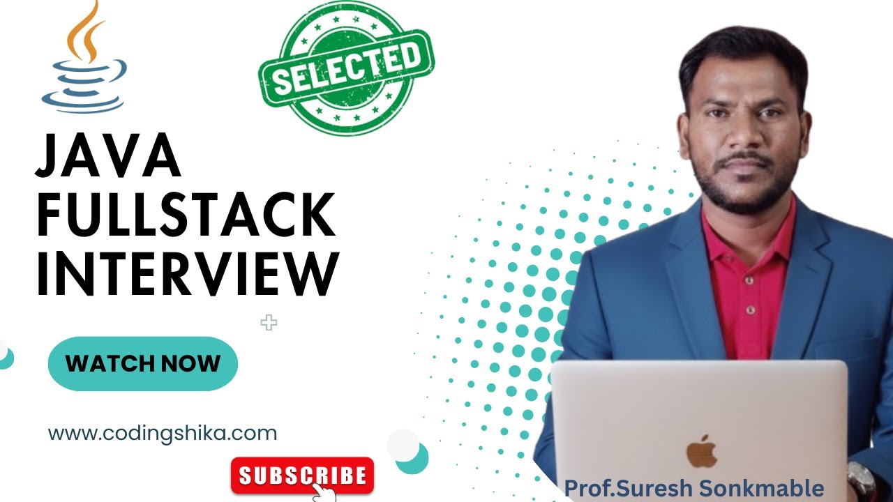 "Java Full Stack Interview | Core Java, OOPs, SQL | Spring Boot, REST API | Fresher Selected ...