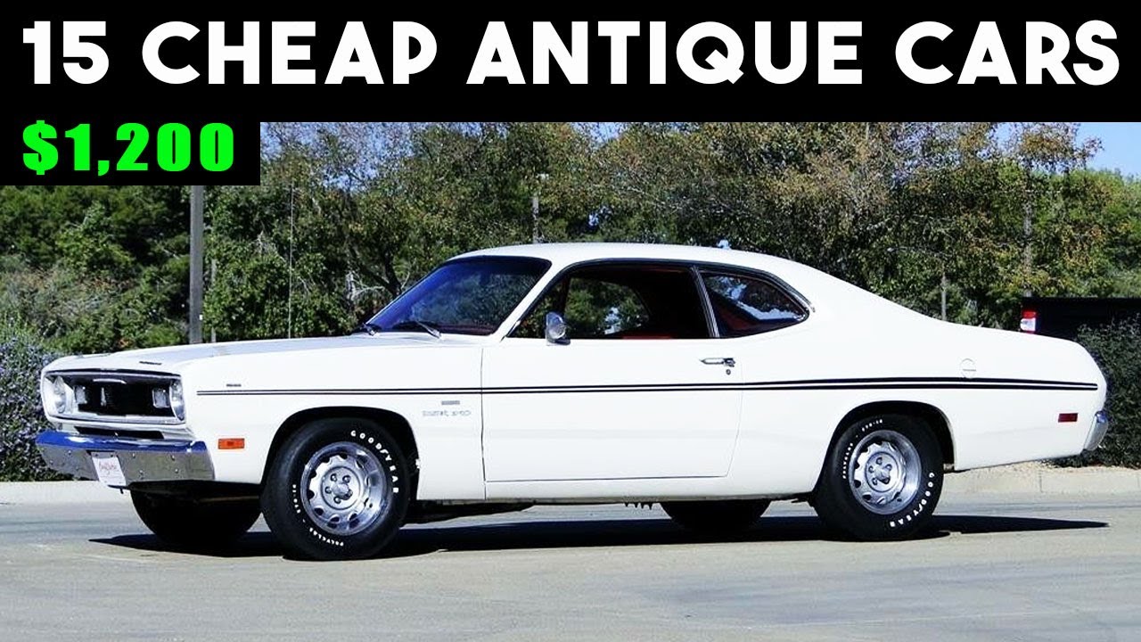 Unearthing Legendary Prices: 15 Classic Cars For Sale Under $1.200 ...