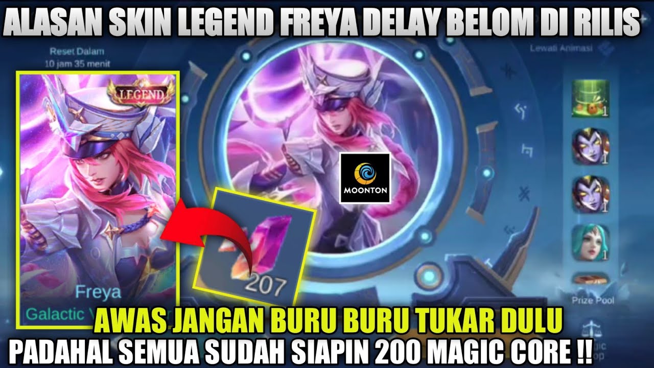 100% FIX DELAY!! EVENT MAGIC WHEEL SKIN LEGEND FREYA BELOM DI RILIS DI SEMUA SERVER | MOBILE ...